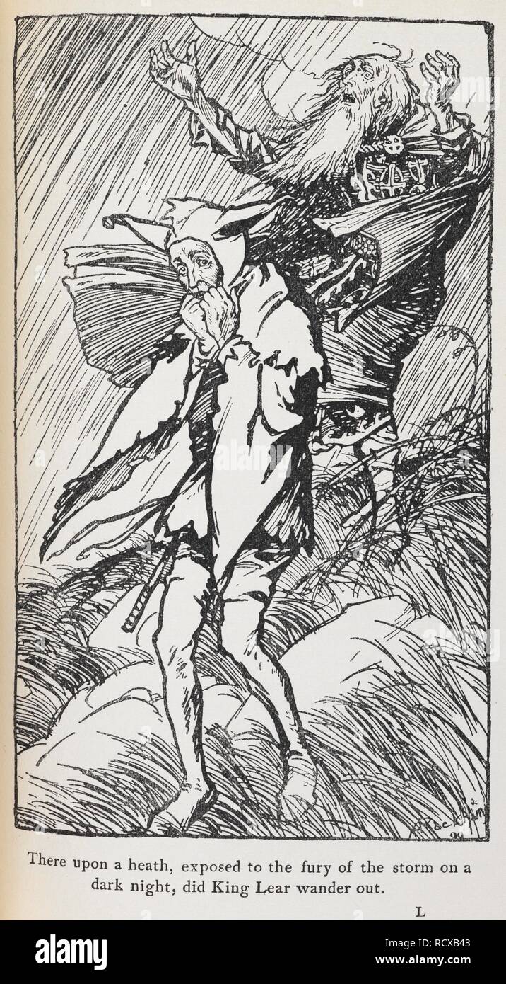 Illustration of King Lear. Tales from Shakespeare. (With illustrations ...