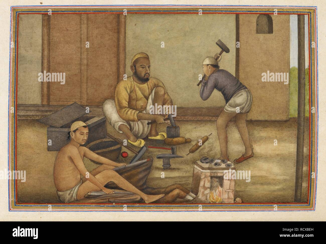 Blacksmith forge painting hi-res stock photography and images - Alamy