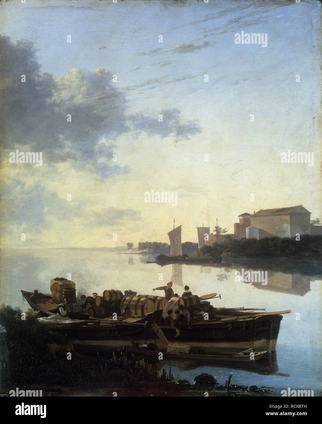 Baroque painting boat hi-res stock photography and images - Alamy