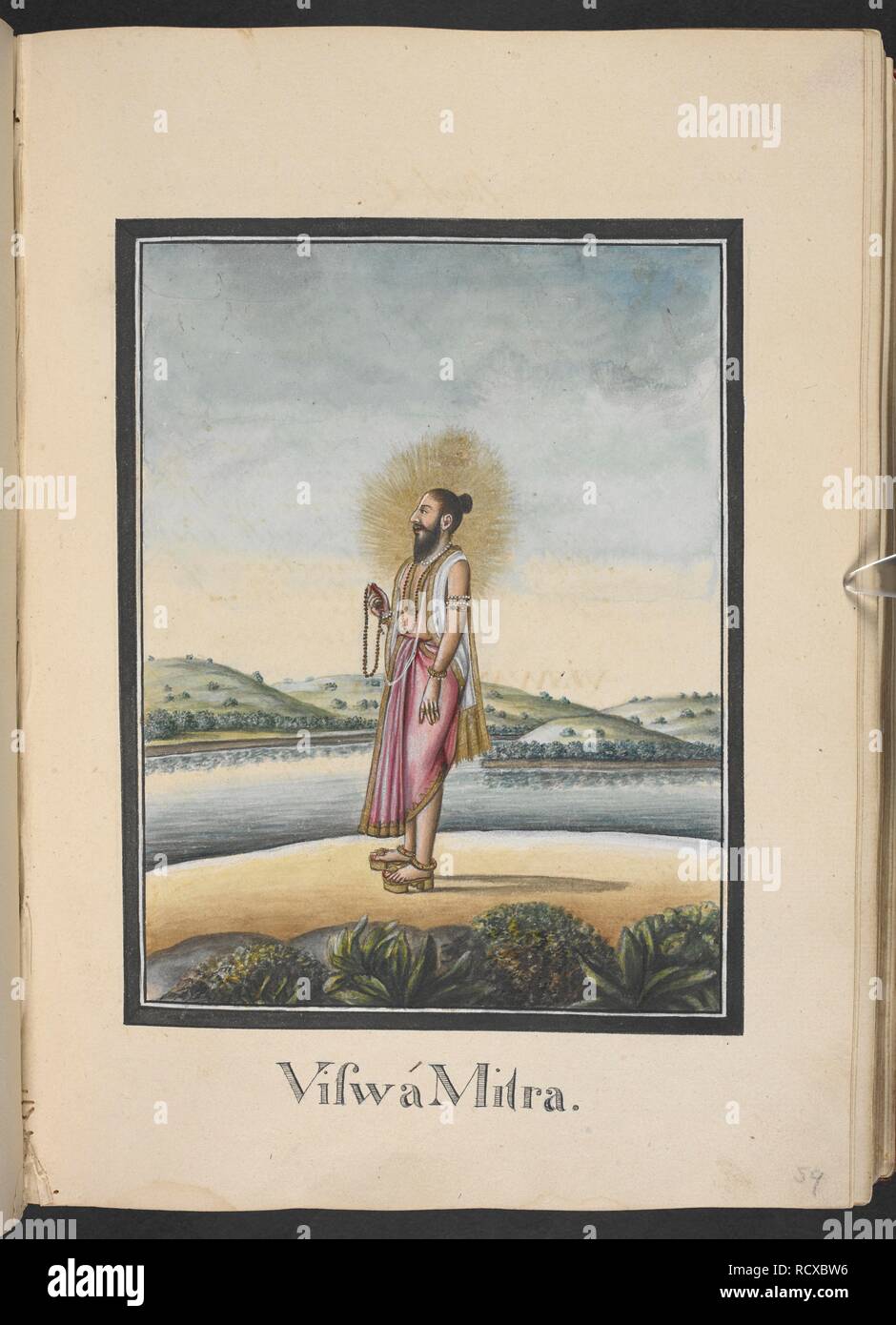 The sage, Visvamitra. Inscribed: â€˜Viswa Mitra.â€™. 61 paintings ...