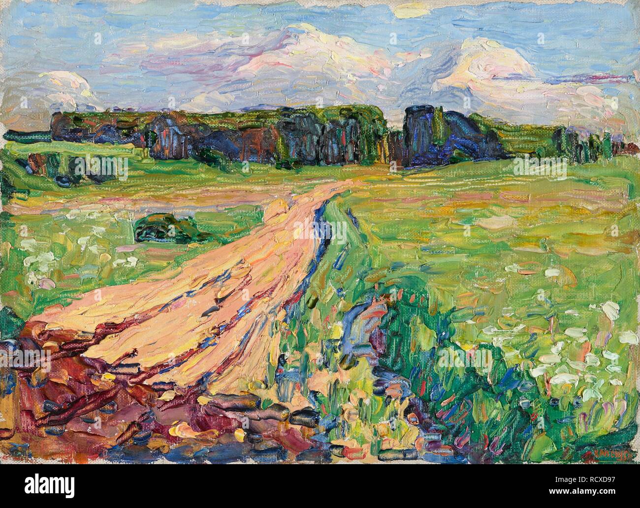 Planegg I. Landscape near Munich. Museum: PRIVATE COLLECTION. Author ...