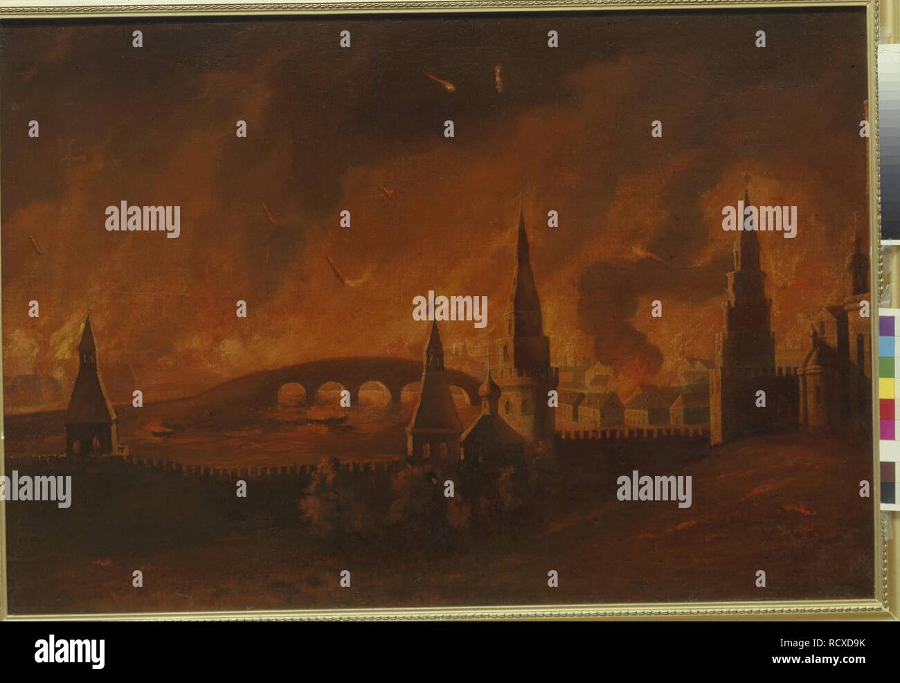 Fire of Moscow on 15th September 1812. Museum: State History Museum ...