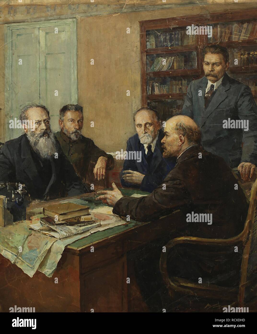 Painting Lenin Revolution October 1917 Stock Photos & Painting Lenin ...