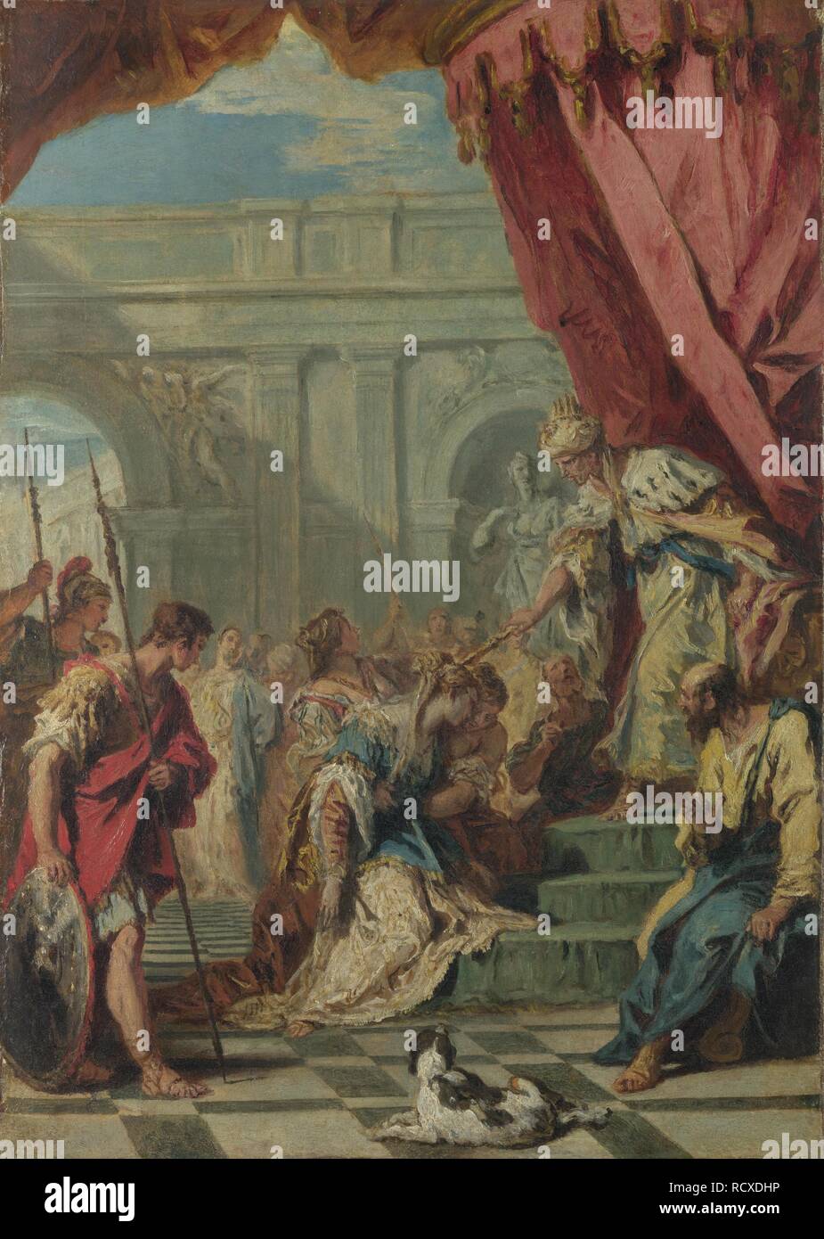 Esther before Ahasuerus. Museum: National Gallery, London. Author ...