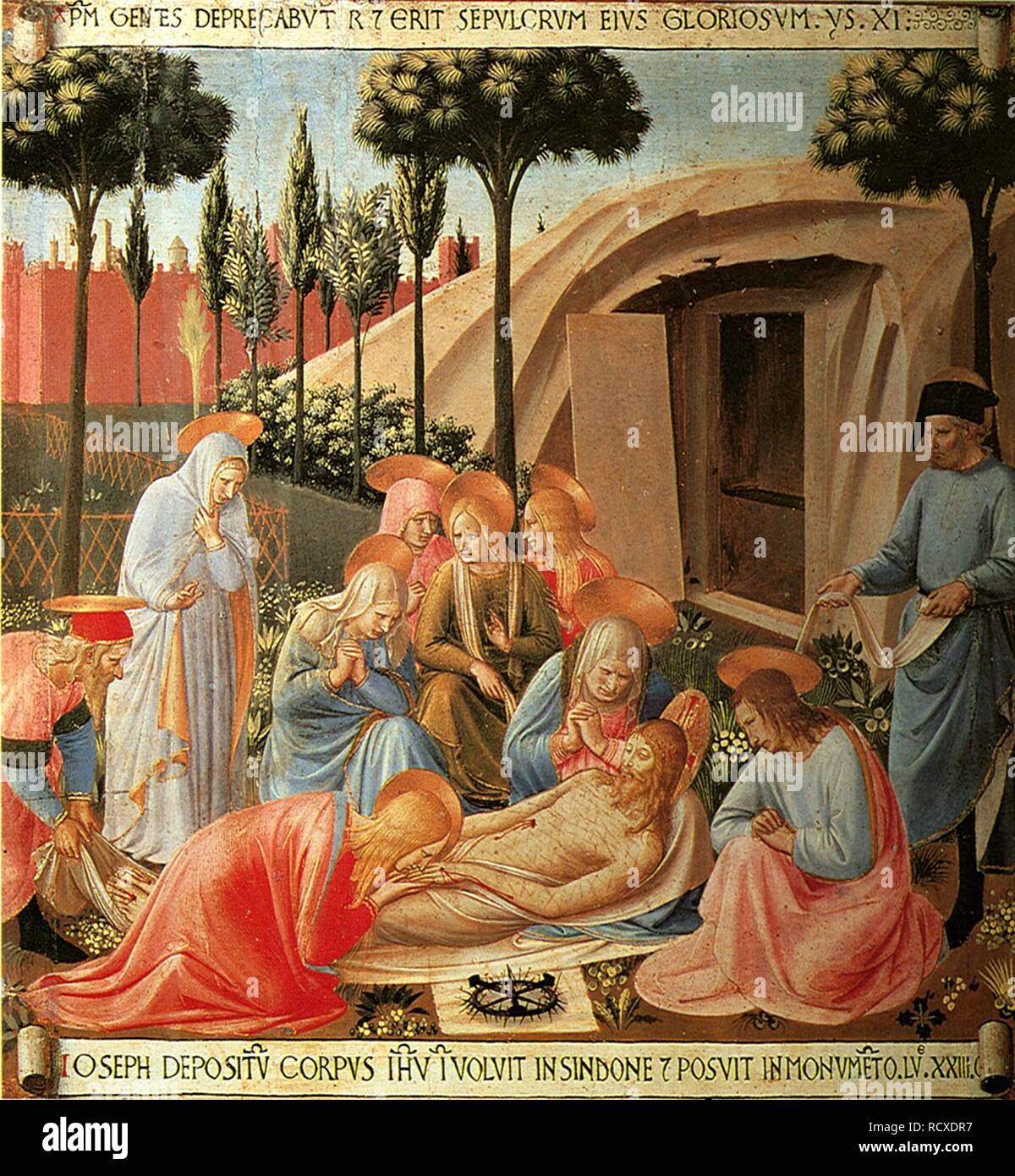 The Lamentation over Christ. Museum: San Marco, Florence. Author: FRA ...