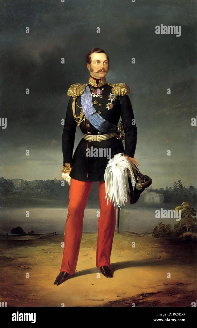 Portrait of Emperor Alexander II (1818-1881). Museum: State Russian ...