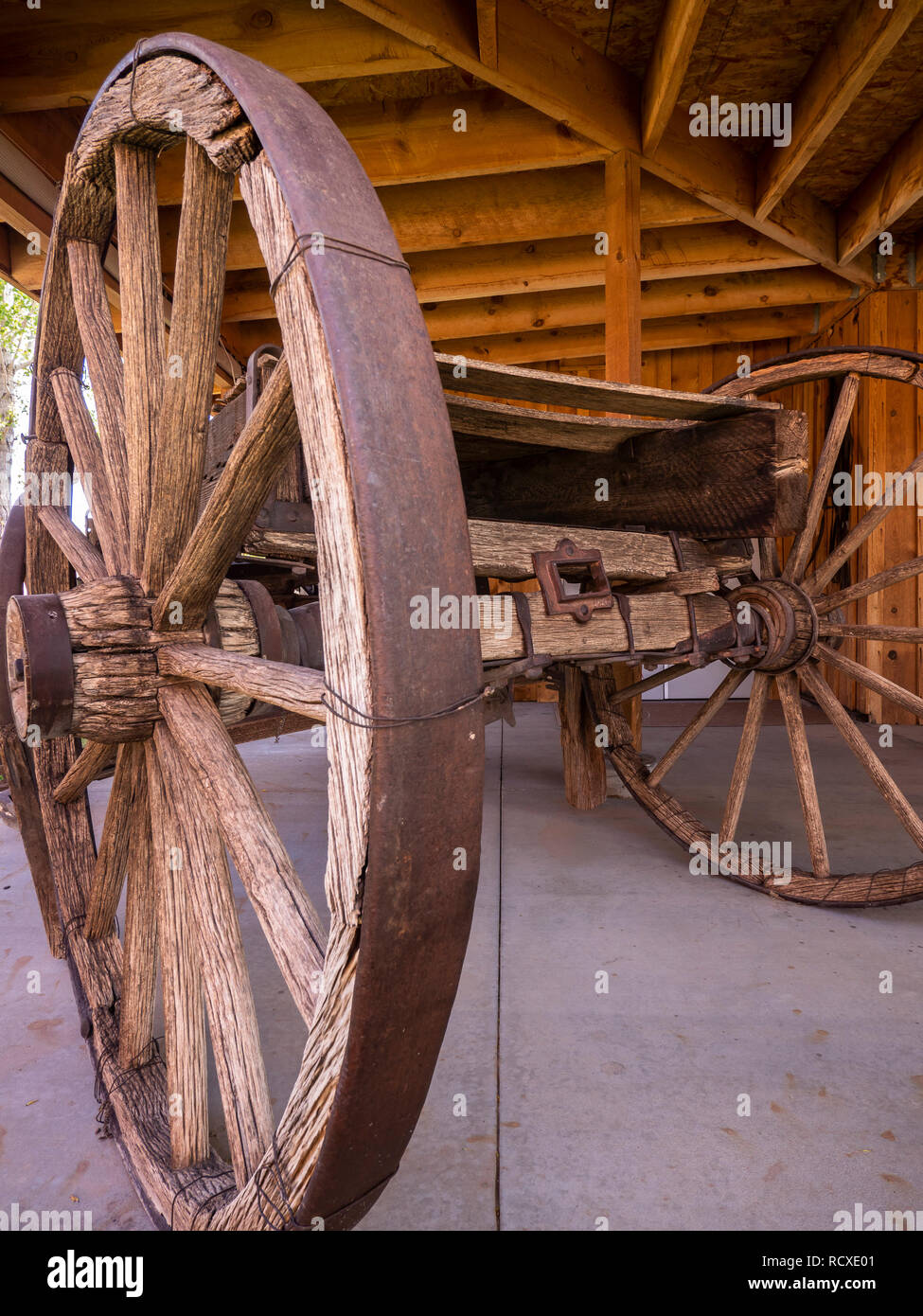 Pioneer wagon museum hi-res stock photography and images - Alamy