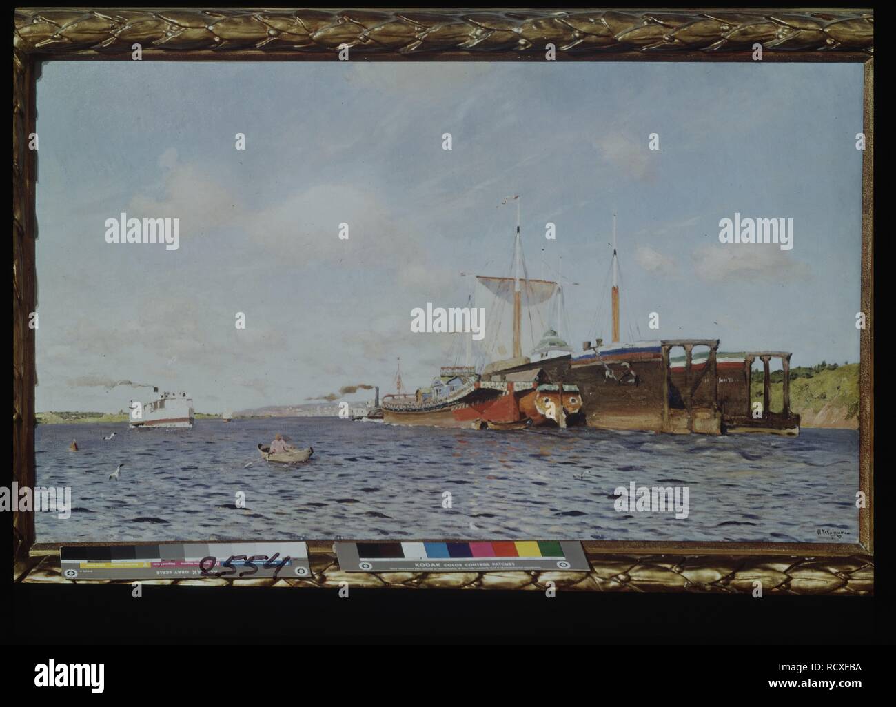 Fresh wind. Volga. Museum: State Tretyakov Gallery, Moscow. Author ...