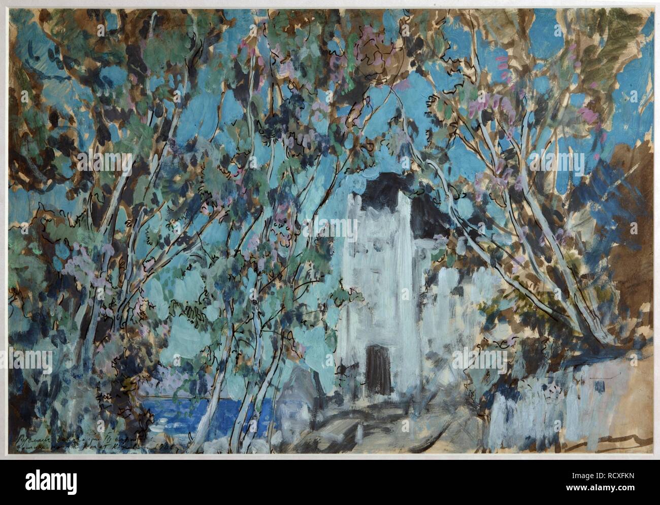 Stage design for the opera Ruslan and Lyudmila by M. Glinka. Museum ...