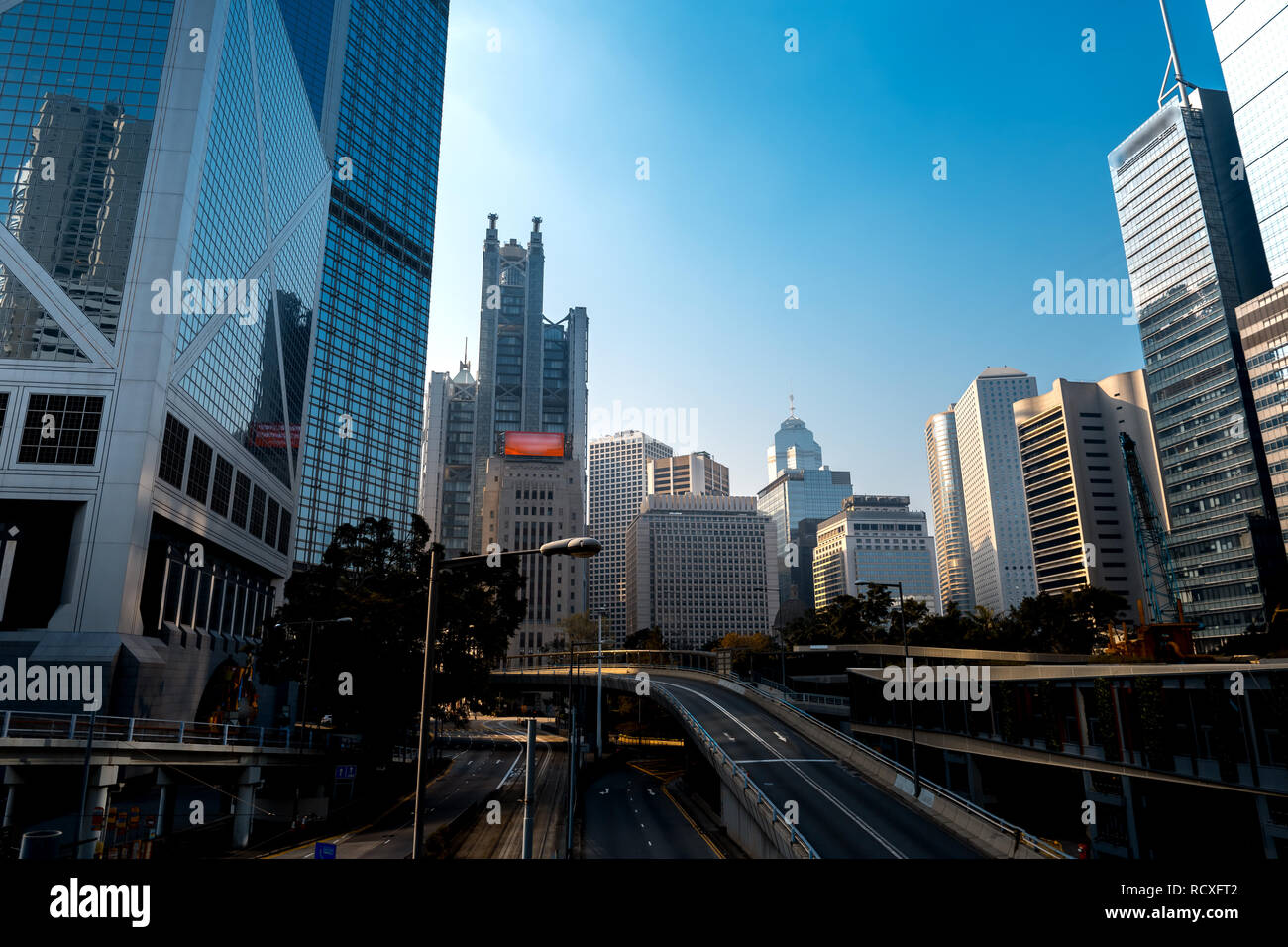 Modern Office Buildings in Hong Kong Stock Photo - Alamy