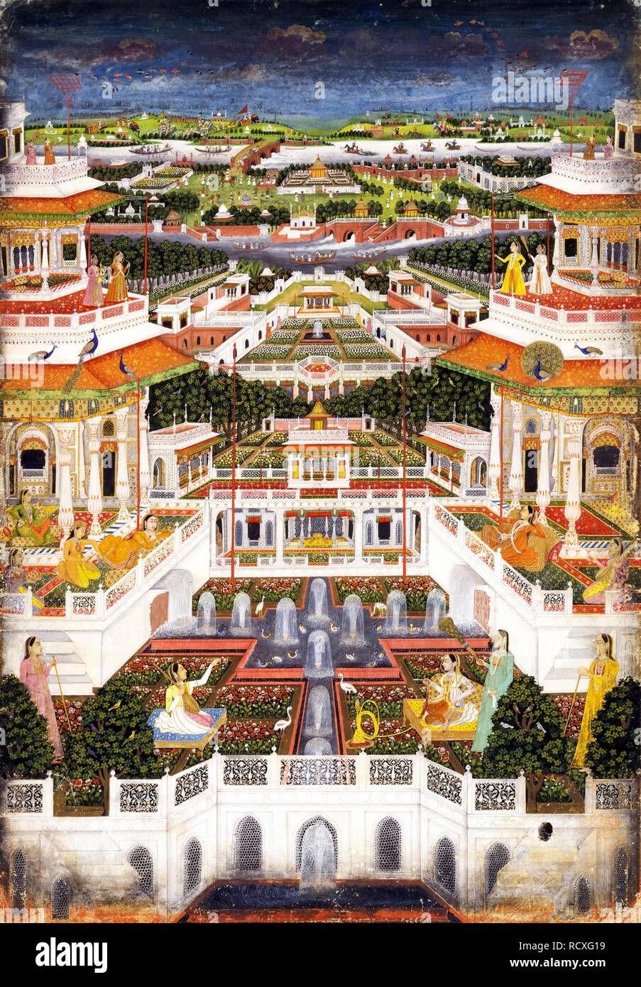 A Palace Complex with Harem Gardens. Museum: The David Collection ...