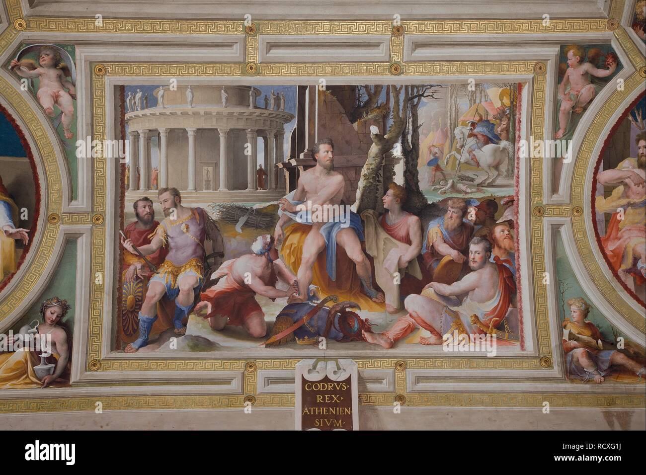 The Sacrifice of Codrus, King of Athens (Public Virtues of Greek and ...
