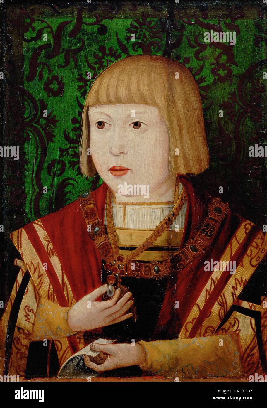 Emperor Ferdinand I (1503-1564) at the age of ten or twelve years ...