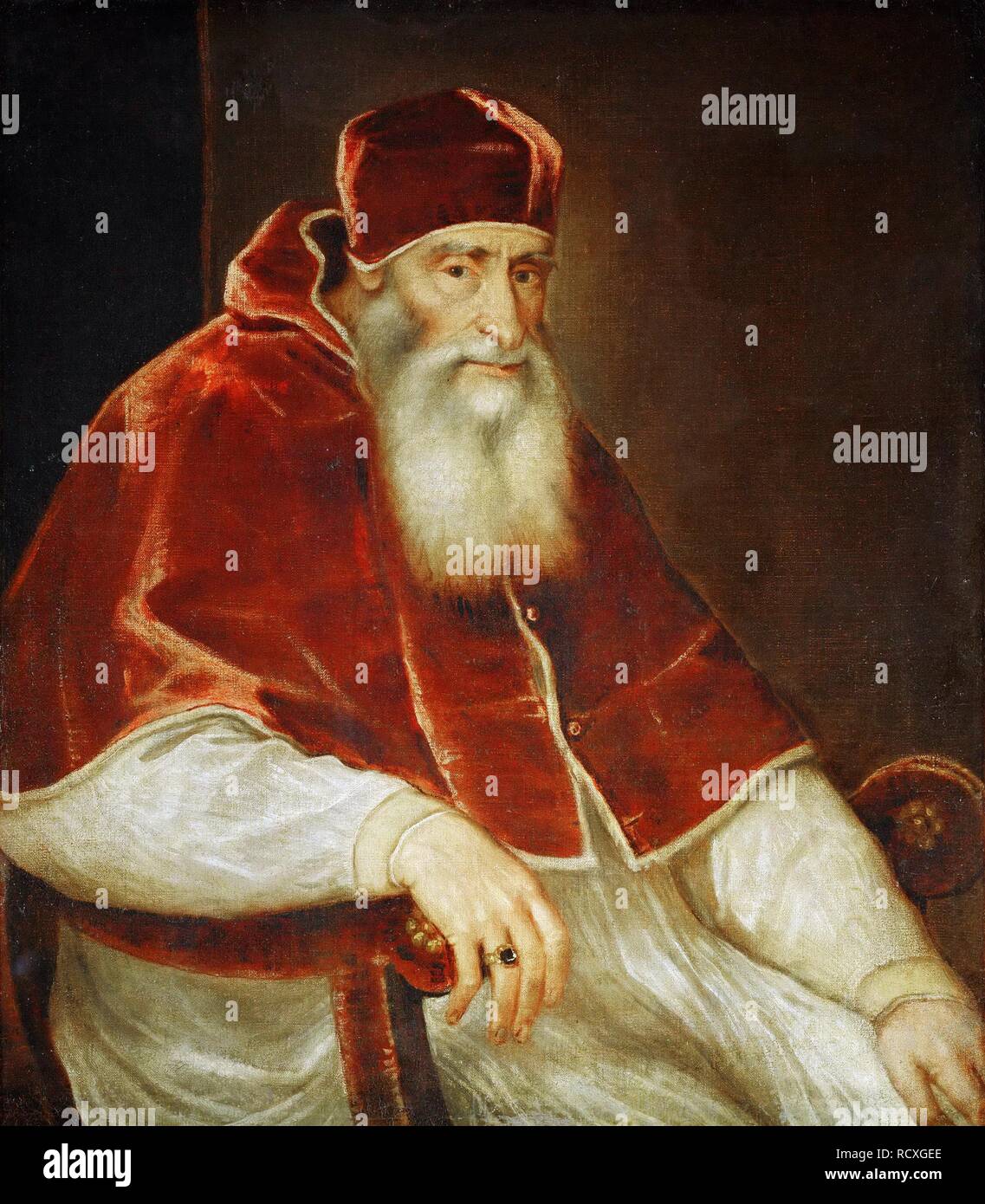 Portrait of Pope Paul III Farnese. Museum: Art History Museum, Vienne ...
