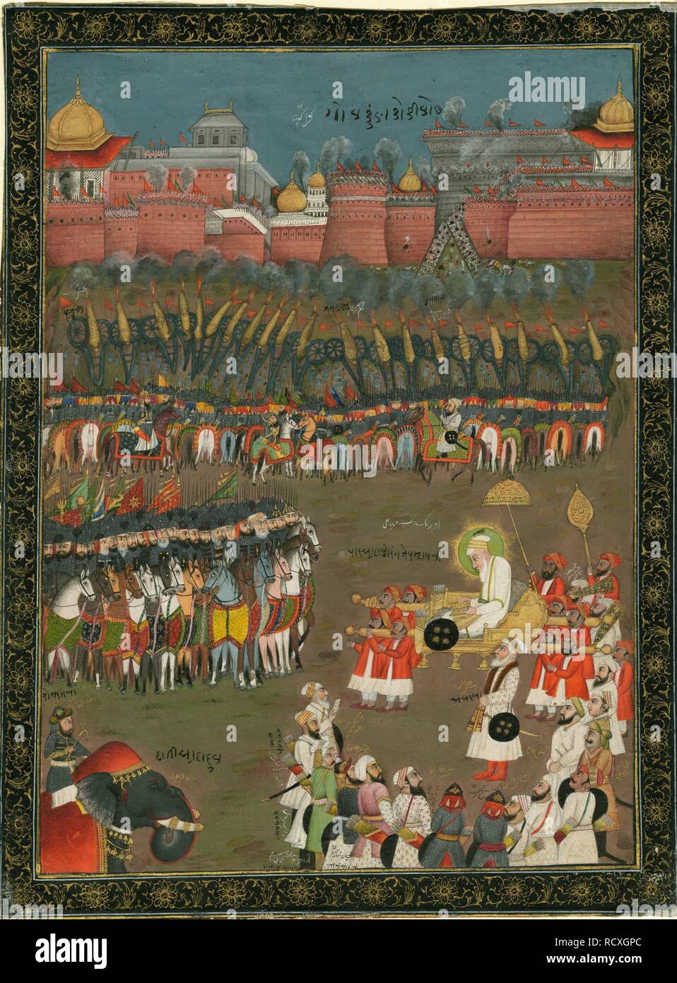 Mughal emperor aurangzeb in 1687 hi-res stock photography and images ...