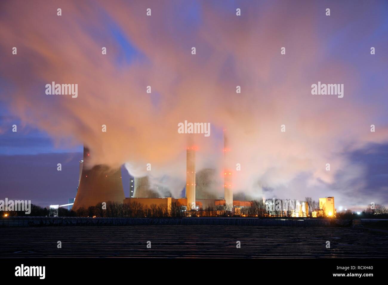 Niederaussem Power Station, a lignite-fired power station owned by RWE ...