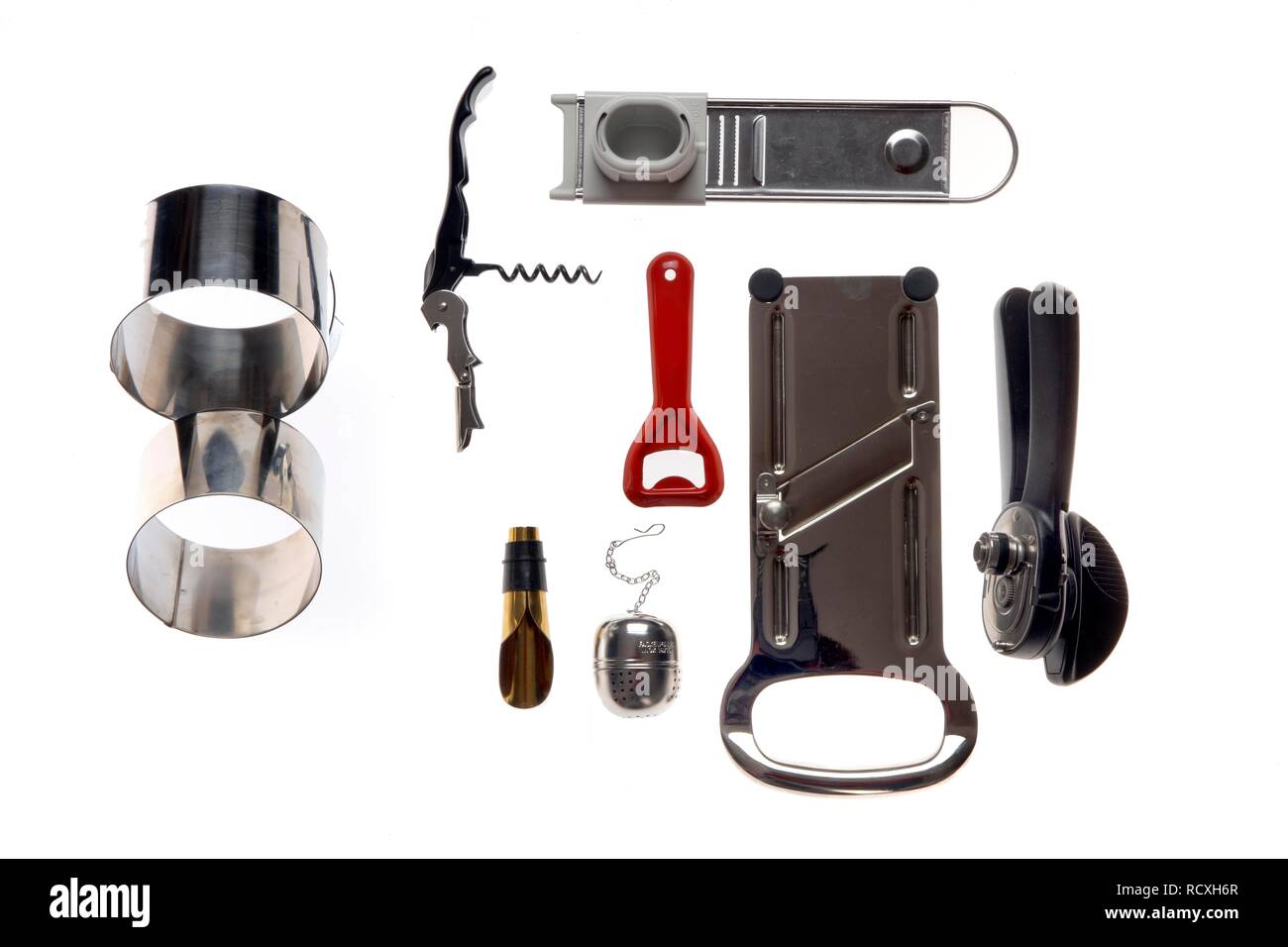 Various kitchen tools and utensils Stock Photo - Alamy