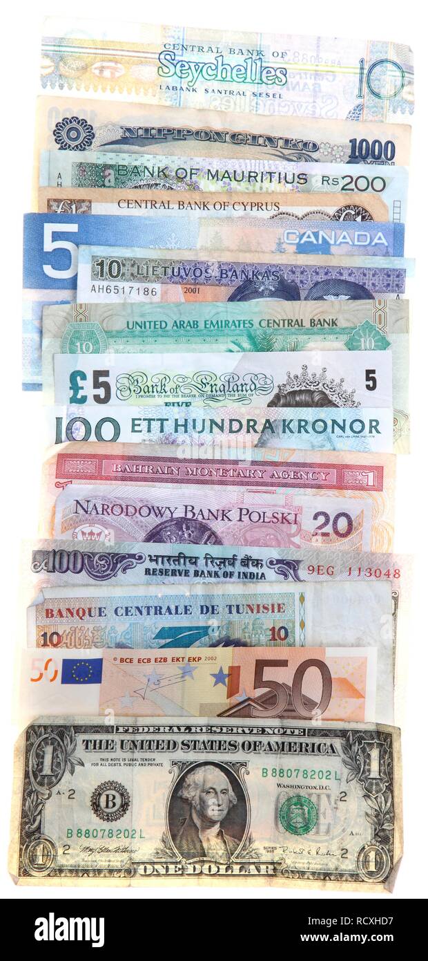 Foreign banknotes hi-res stock photography and images - Alamy