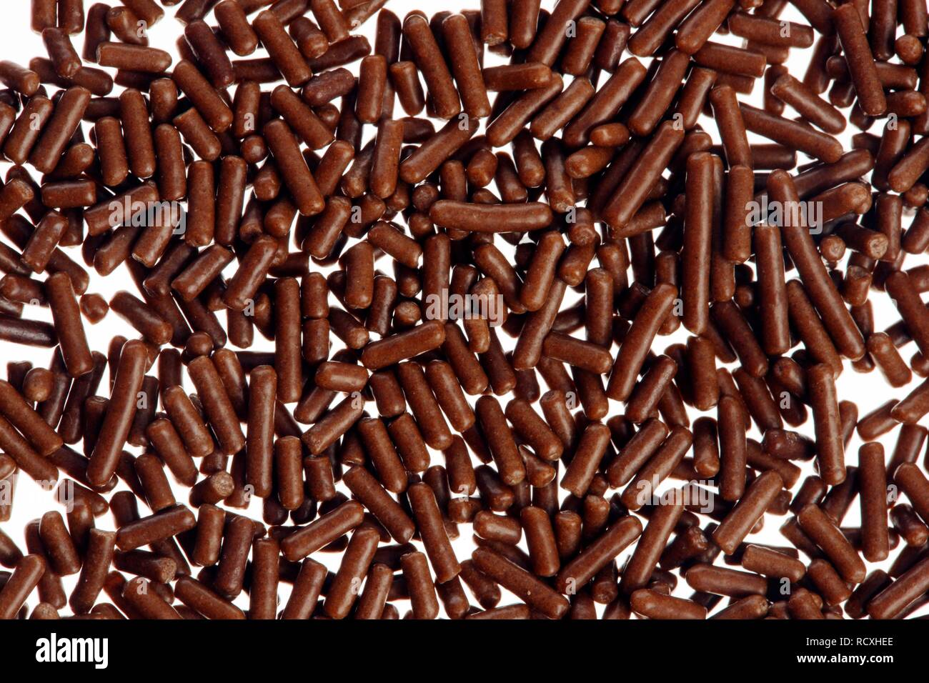 Chocolate sprinkles, decoration for cakes and other desserts Stock ...