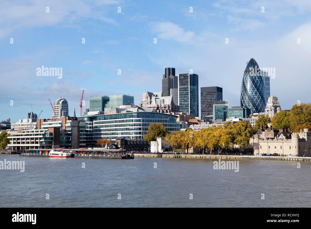 Financial centre, London, England, United Kingdom, Europe Stock Photo ...