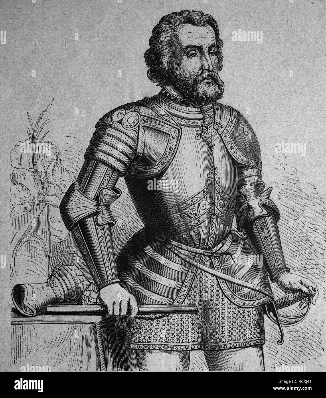 Ferdinand Cortez, explorer of Mexico and conqueror of New Spain ...