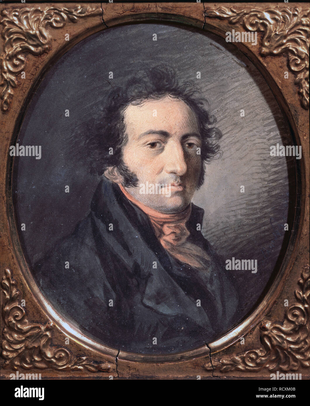 Portrait of the artist Alexander Molinari (1772-1831). Museum: State V ...
