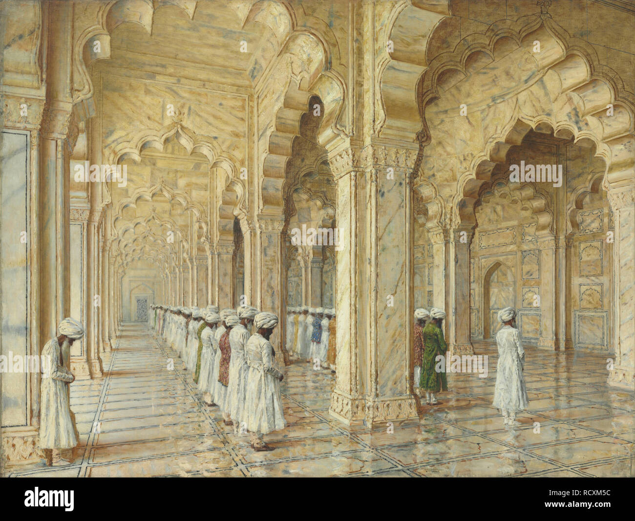 The Pearl Mosque at Agra. Museum: PRIVATE COLLECTION. Author ...