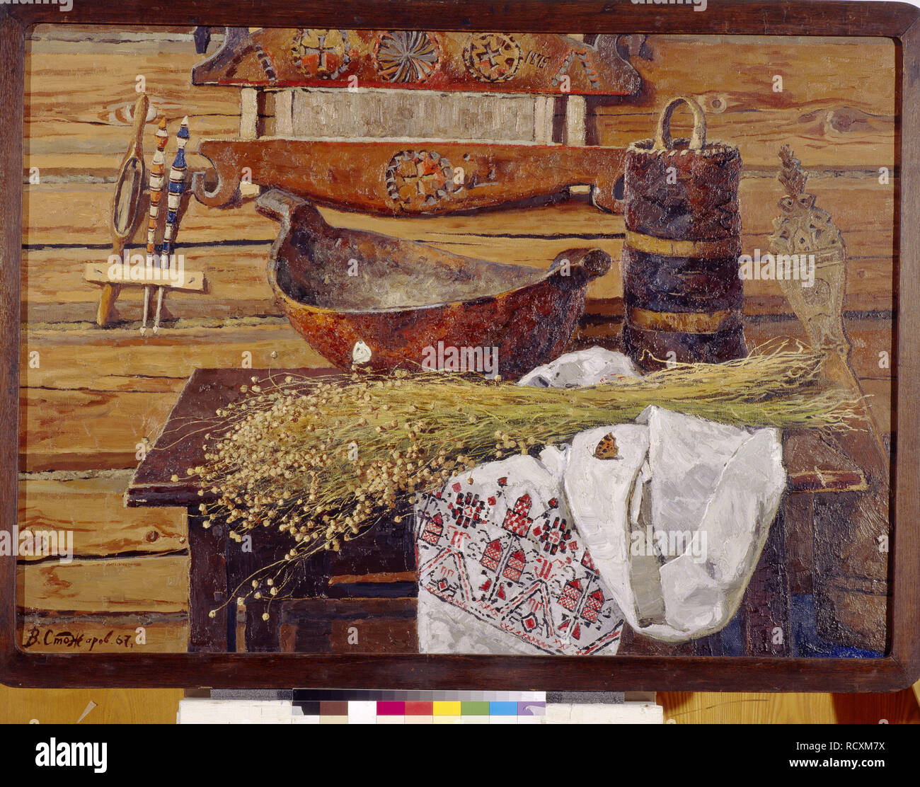 Linen. Museum: State Tretyakov Gallery, Moscow. Author: Stozharov ...