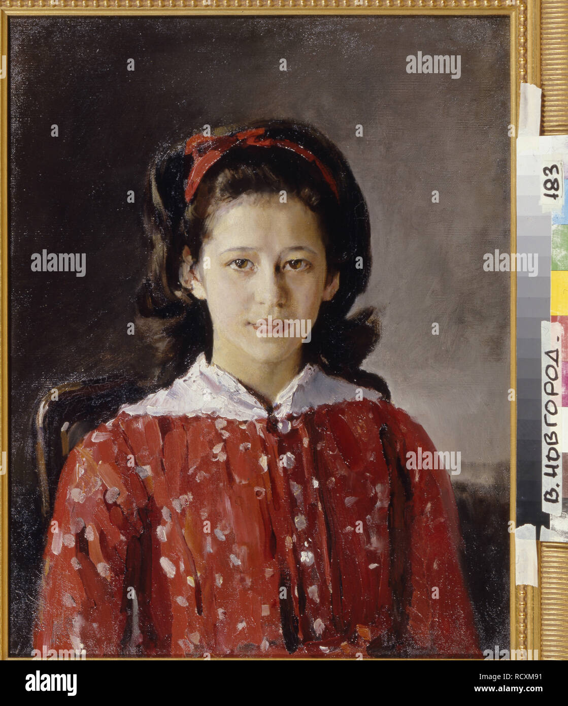 Portrait of Lyudmila Anatolyevna Mamontova (1874-1937). Museum: State ...