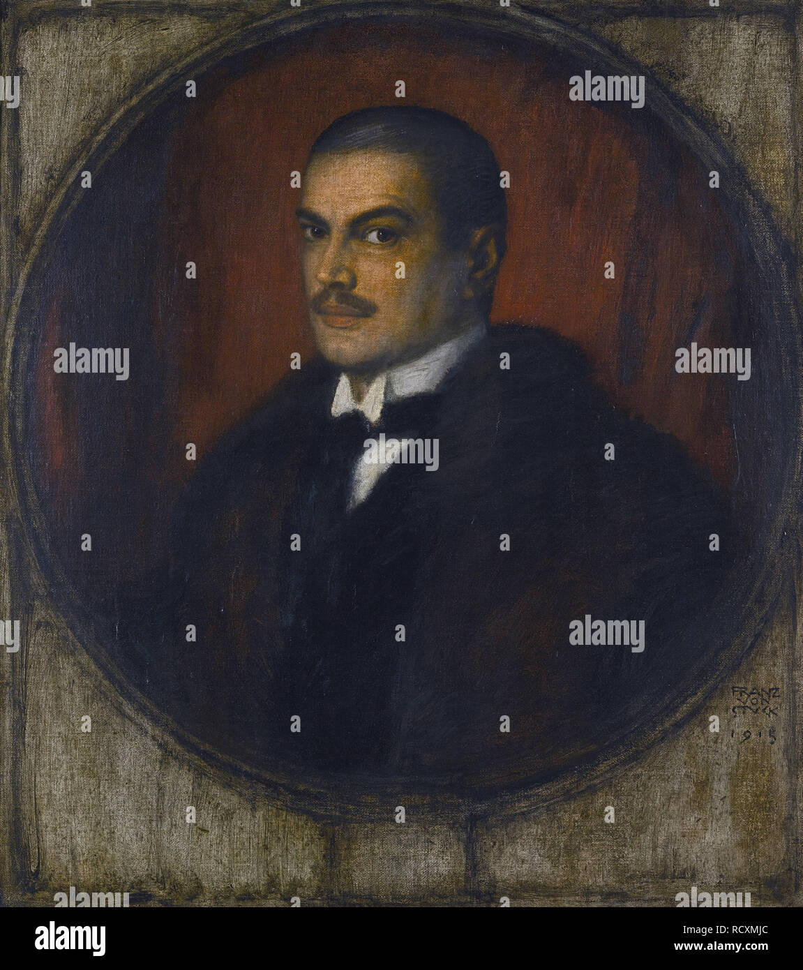 Self-portrait. Museum: PRIVATE COLLECTION. Author: Stuck, Franz, Ritter ...
