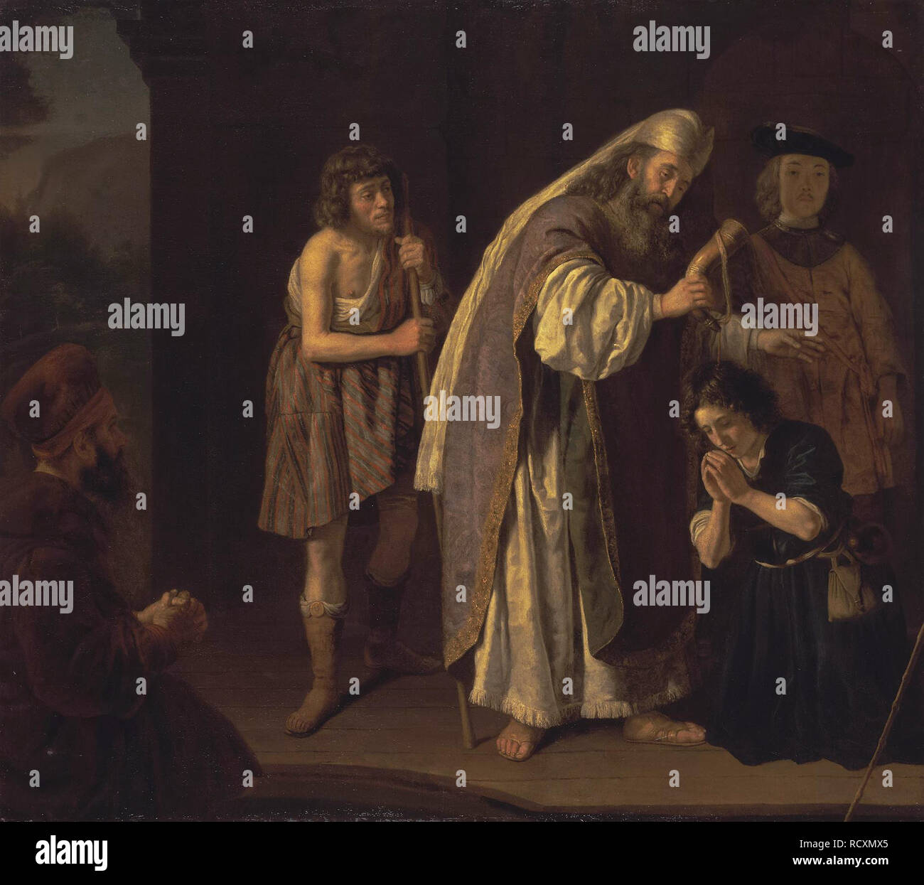 The anointing of david hi-res stock photography and images - Alamy