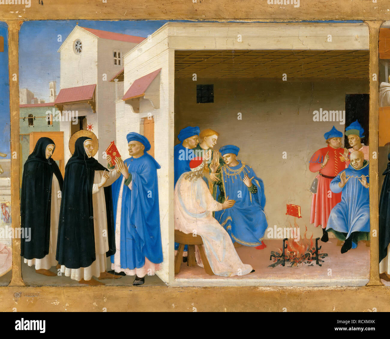 The Dispute of Saint Dominic and the Miracle of the Book (Predella of ...