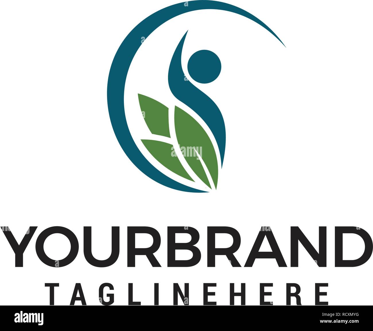 Healthy people Logo designs Template vector Stock Vector Image & Art ...