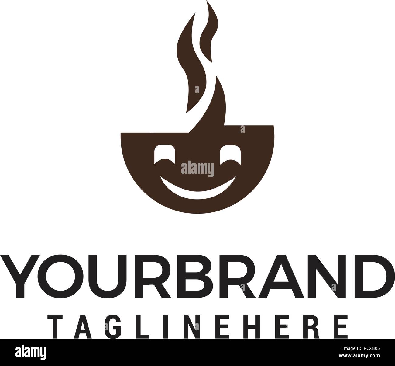 Coffee logo vector vectors Stock Vector Images - Alamy