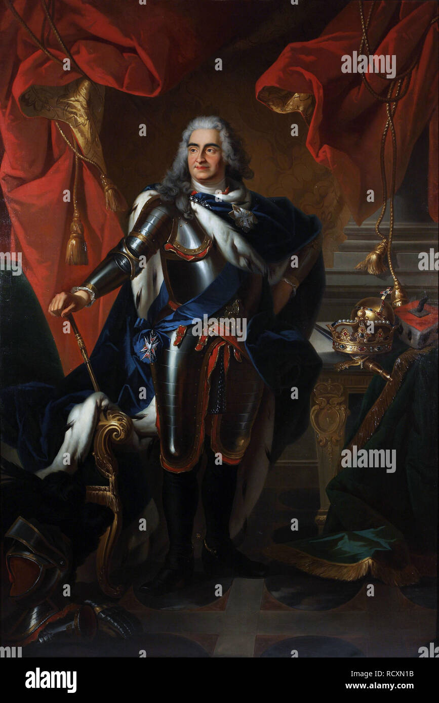 Portrait of Frederick Augustus of Poland and Saxony (1670-1733). Museum ...
