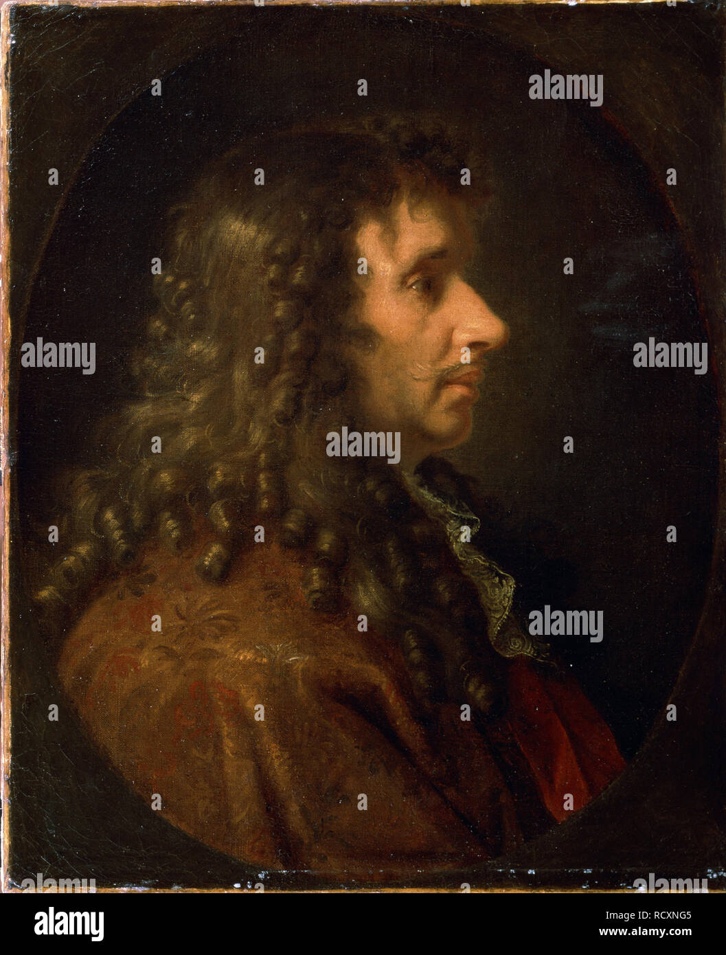 Portrait of the author Moliére (1622-1673). Museum: State A. Pushkin ...