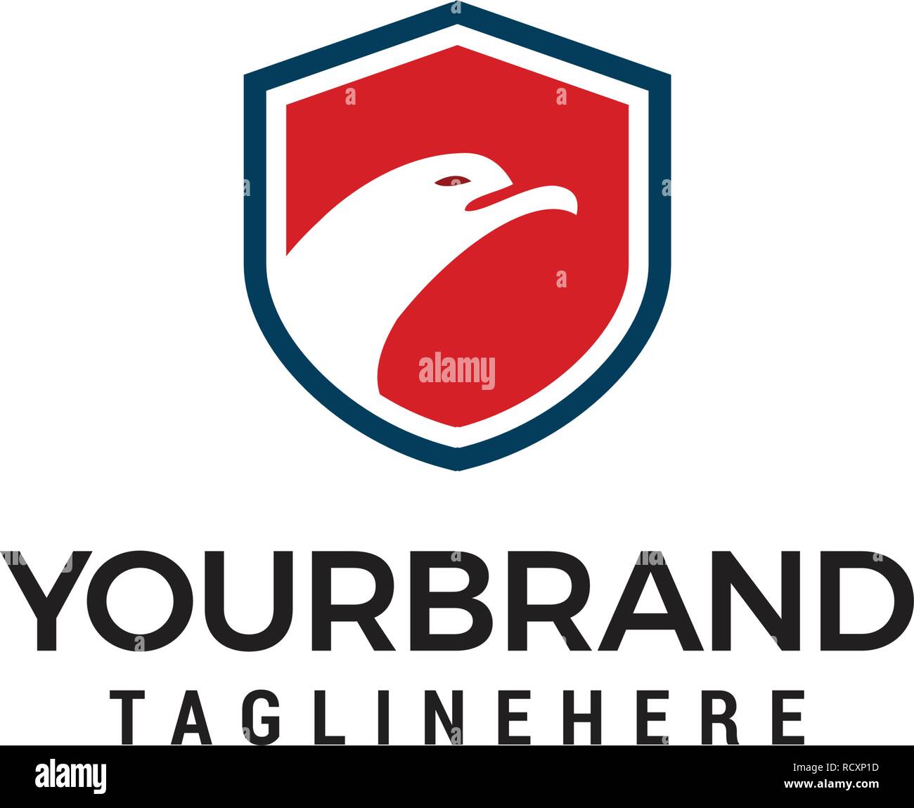 Eagle security logo hi-res stock photography and images - Alamy