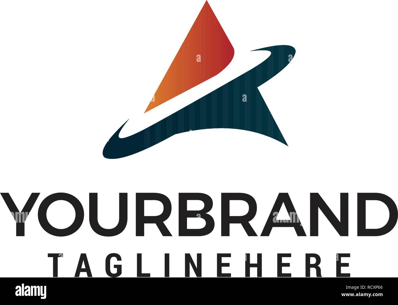 Letter A tech Logo Template design Stock Vector Image & Art - Alamy