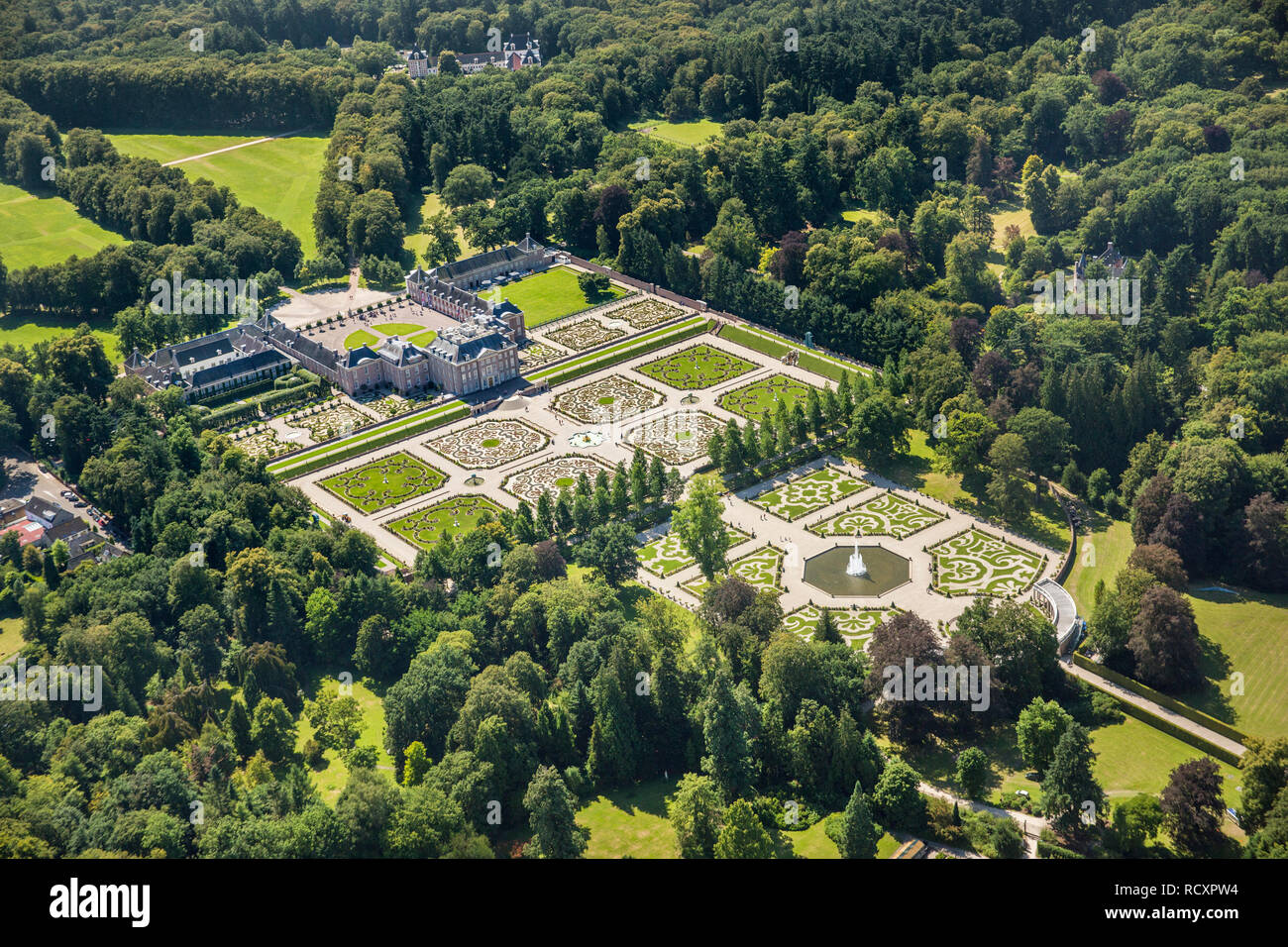 The Netherlands, Apeldoorn, Royal Palace Het Loo. Museum and gardens ...