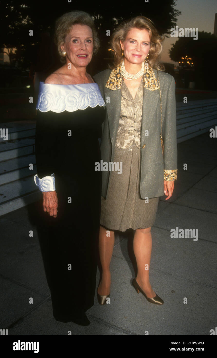 LOS ANGELES, CA - SEPTEMBER 9: Actress Candice Bergen and mother ...