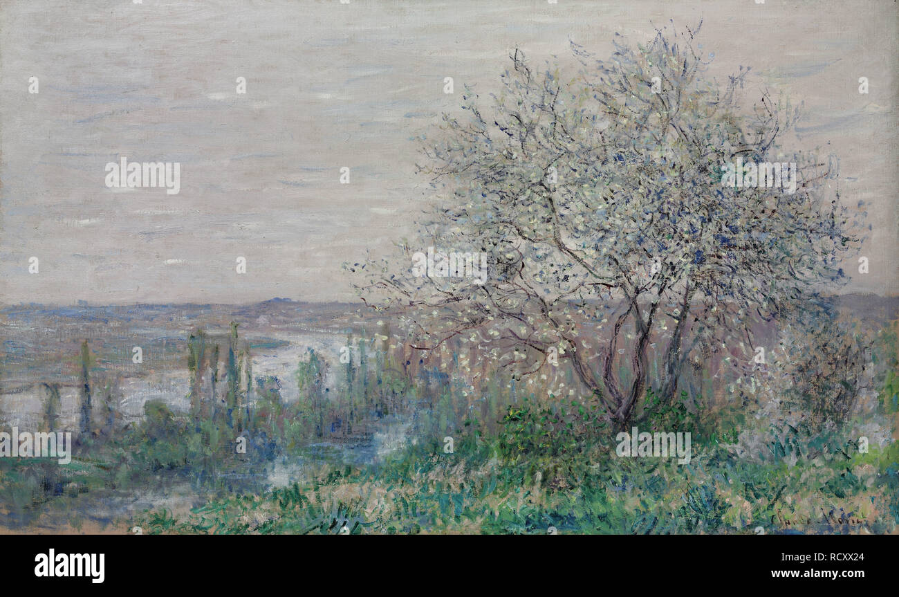 Spring mood in Vétheuil. Museum: Wallraf-Richartz-Museum, Cologne ...