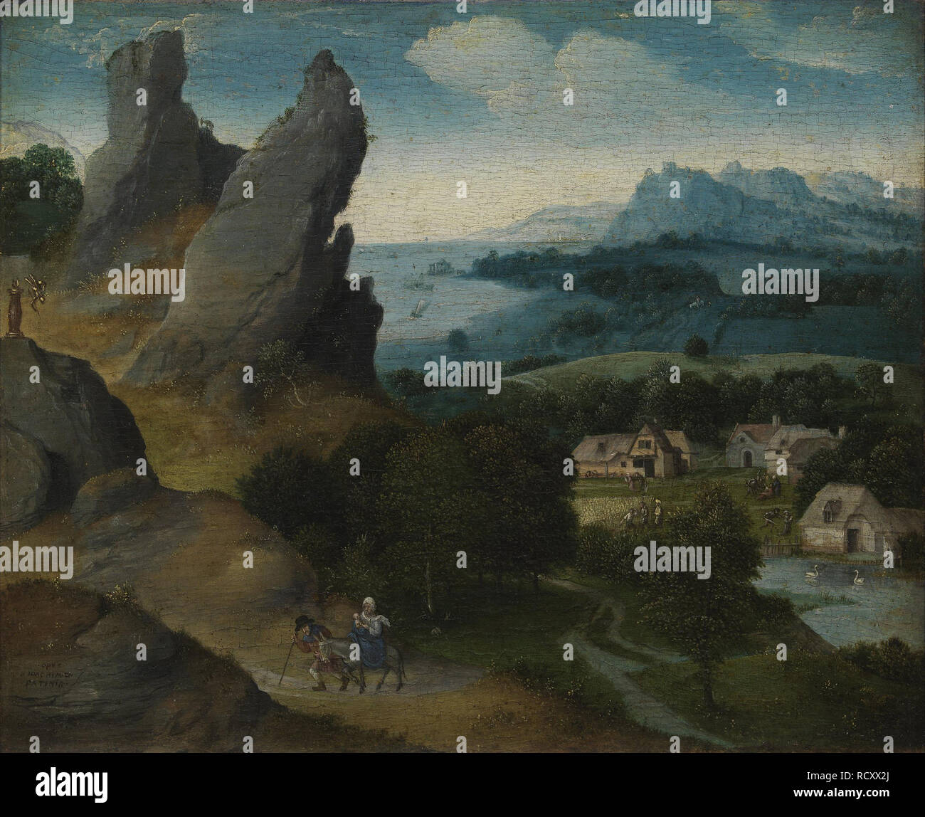 Landscape with the Flight into Egypt. Museum: Royal Museum of Fine Arts ...