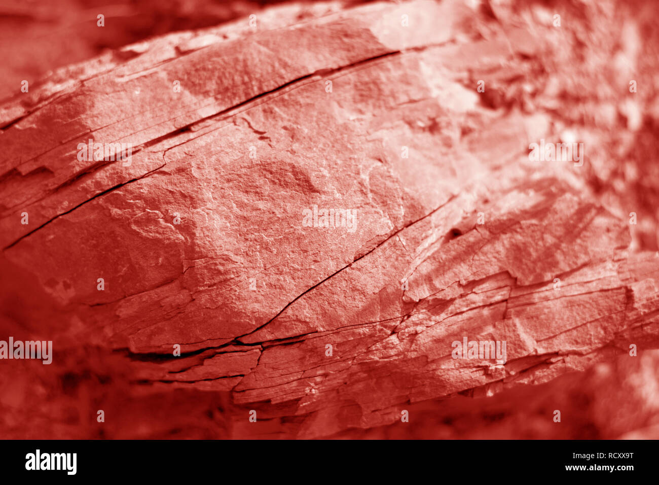 Abstract granite stone wall texture Coral color Stock Photo - Alamy