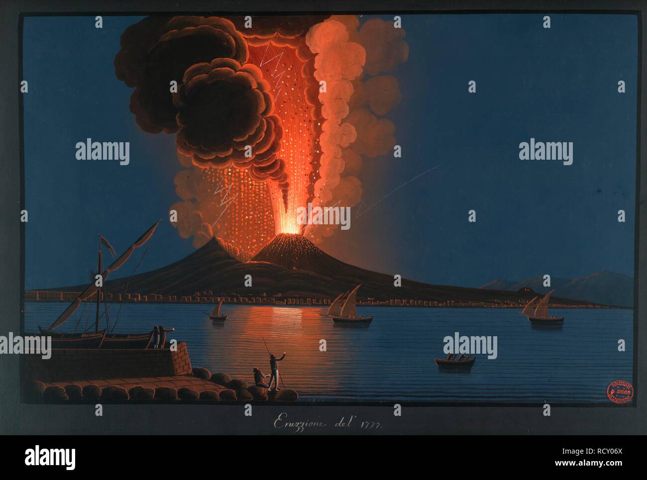 Mount vesuvius eruption map hi-res stock photography and images - Alamy