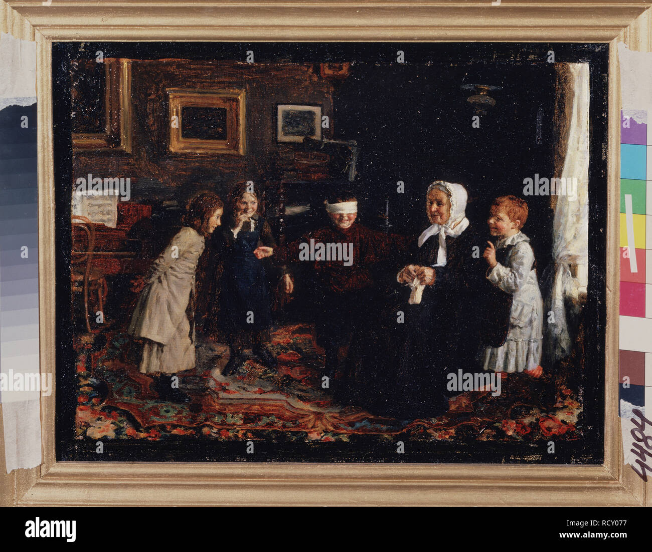 Blind Man's Buff. Museum: State Russian Museum, St. Petersburg. Author ...