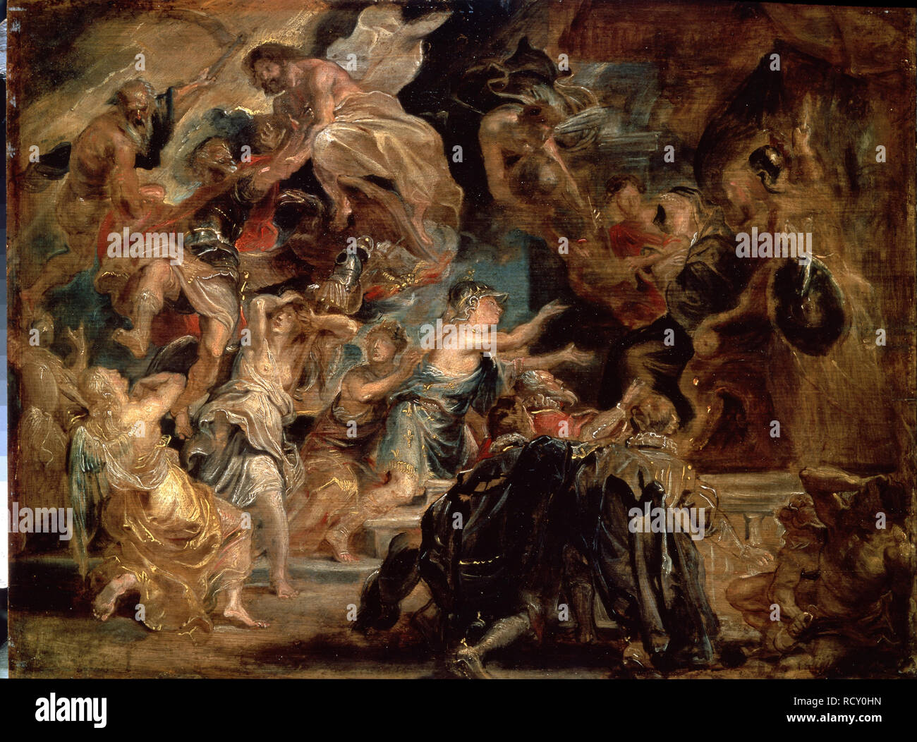 The Death of Henry IV and the Proclamation of the Regency. Museum ...