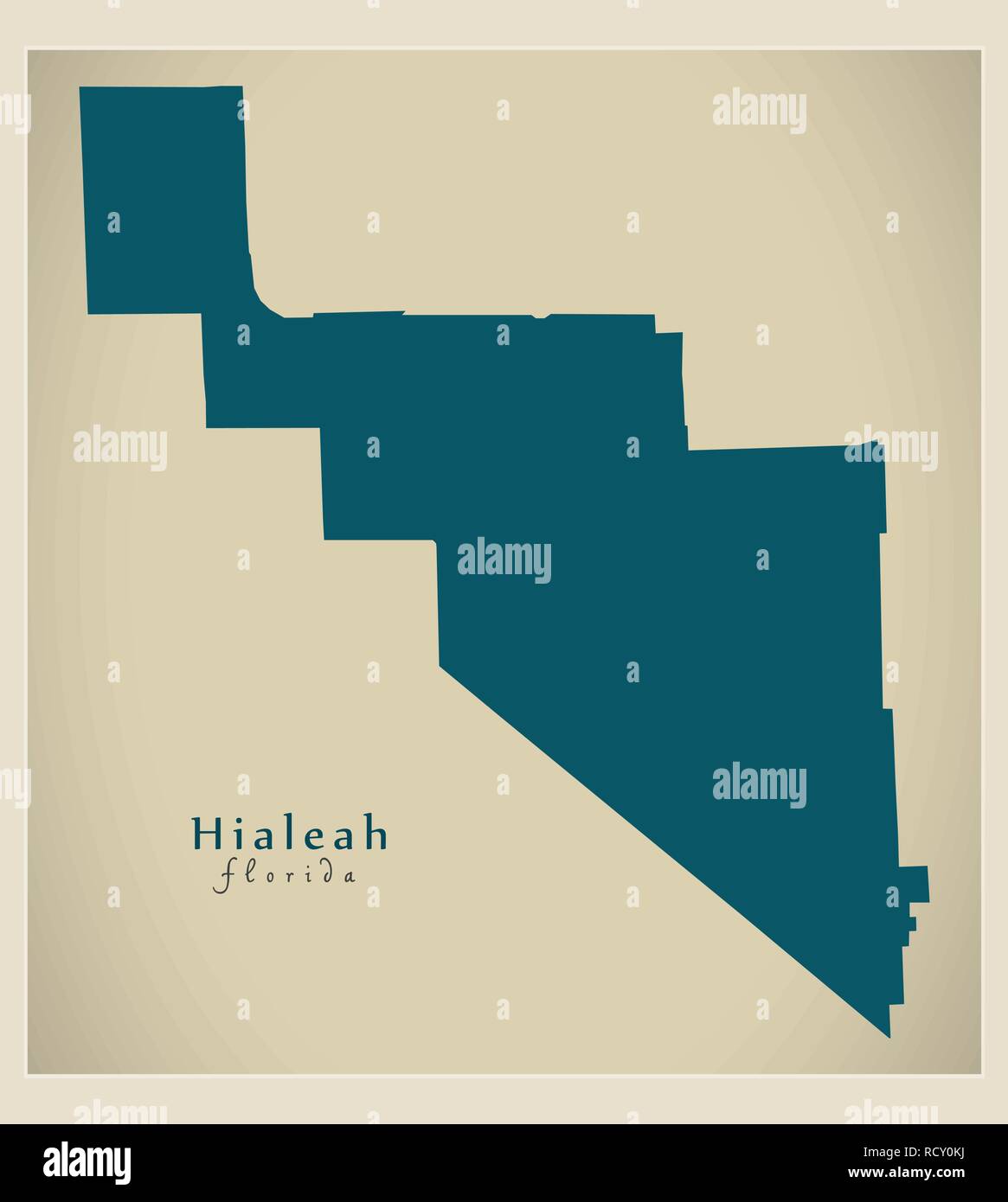 Map Of Hialeah Florida