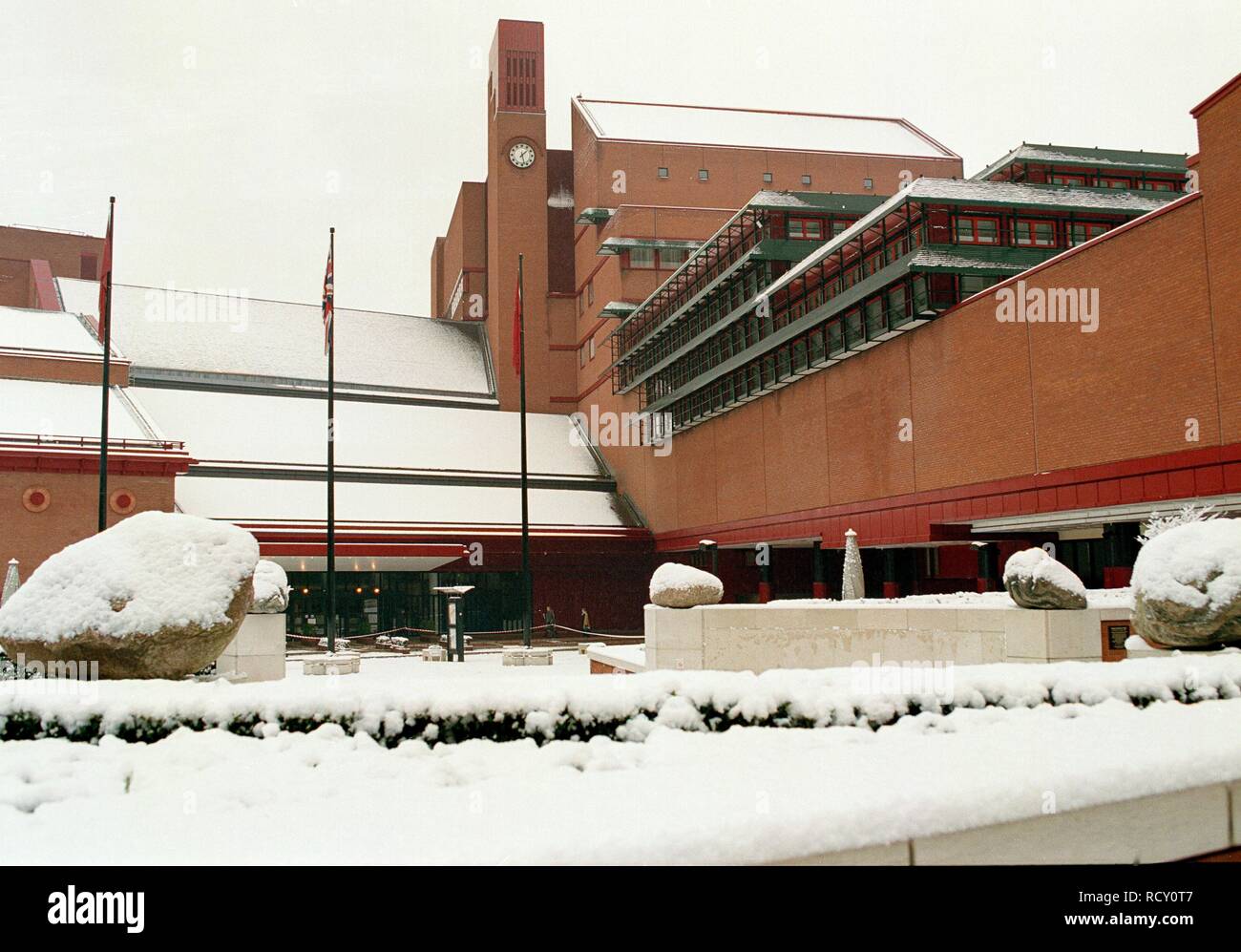 British Library. [Photographs of the British Library building at St ...