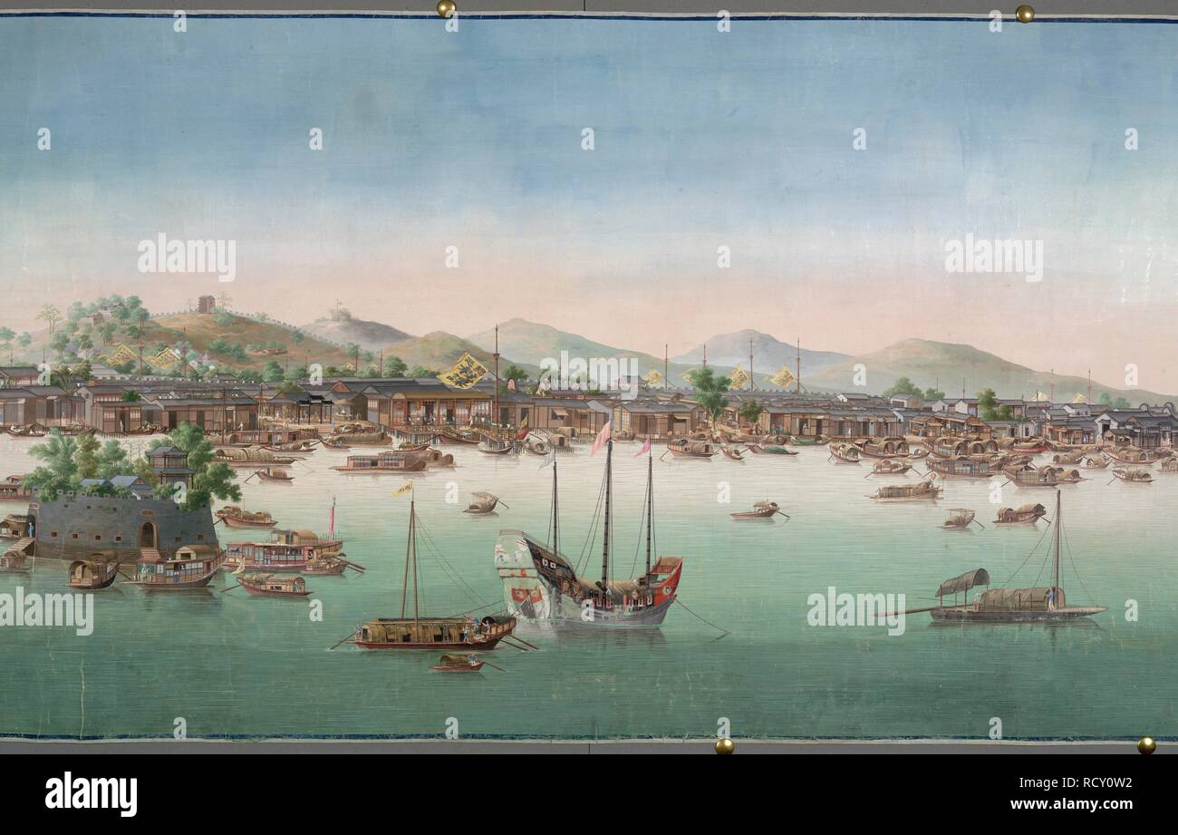 A view of Canton. A view of Canton. ca. 1760. A view of Canton, showing ...