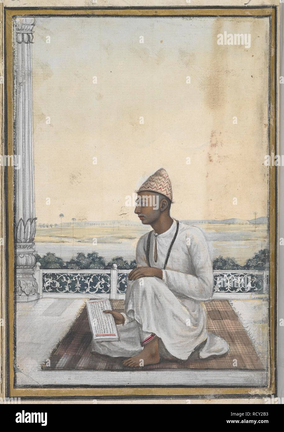 A member of the Davud Pantahi sect. A painting from a nineteenth ...